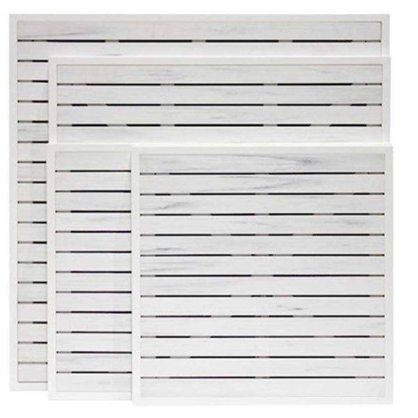 32″ x 32" Sq Durawood Table Top w/Aluminum Frame W/UH | Wicker Land ...